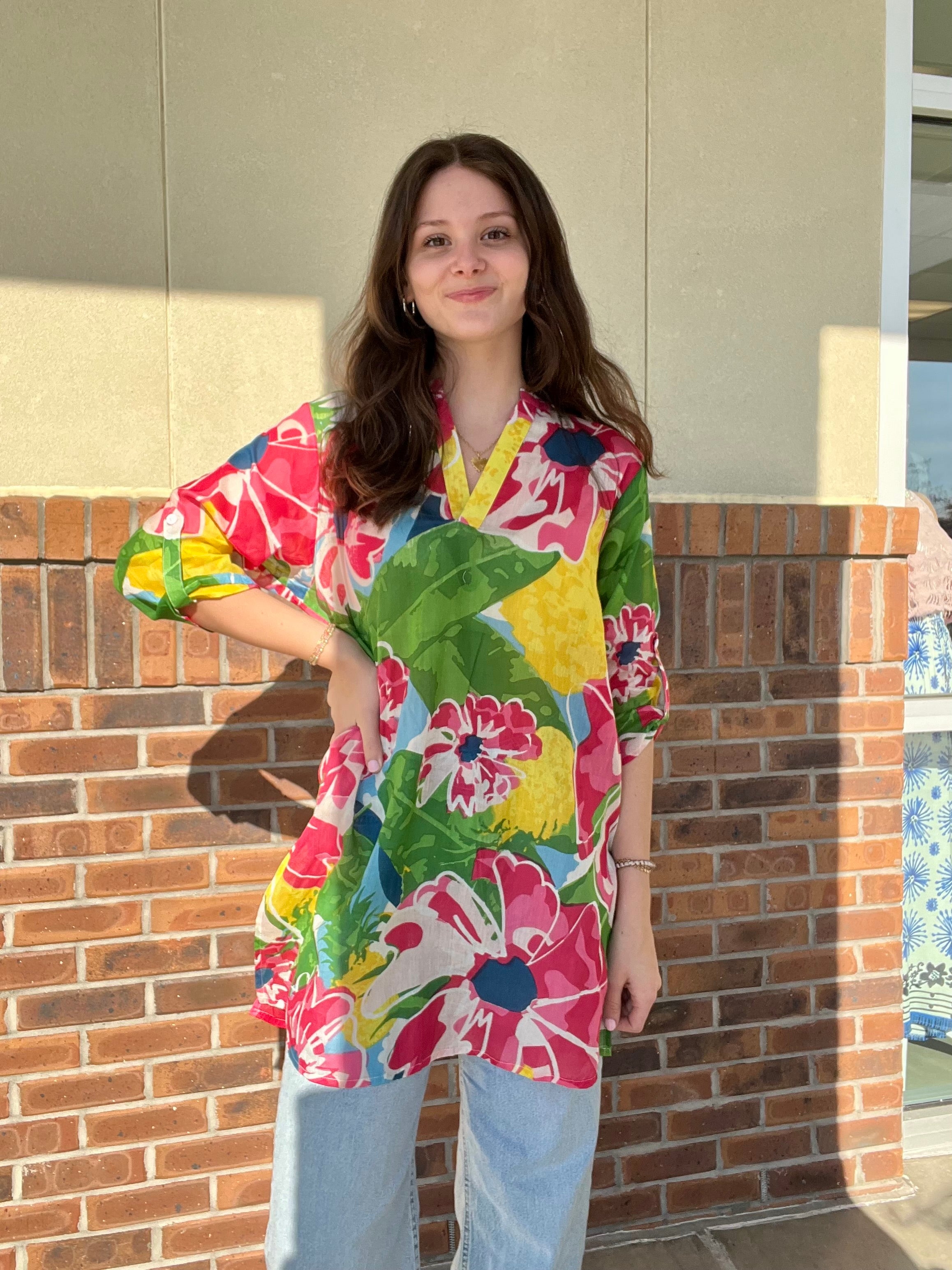 Pink Pineapple Tidal Wave Tunic – Salty Chic Boutique