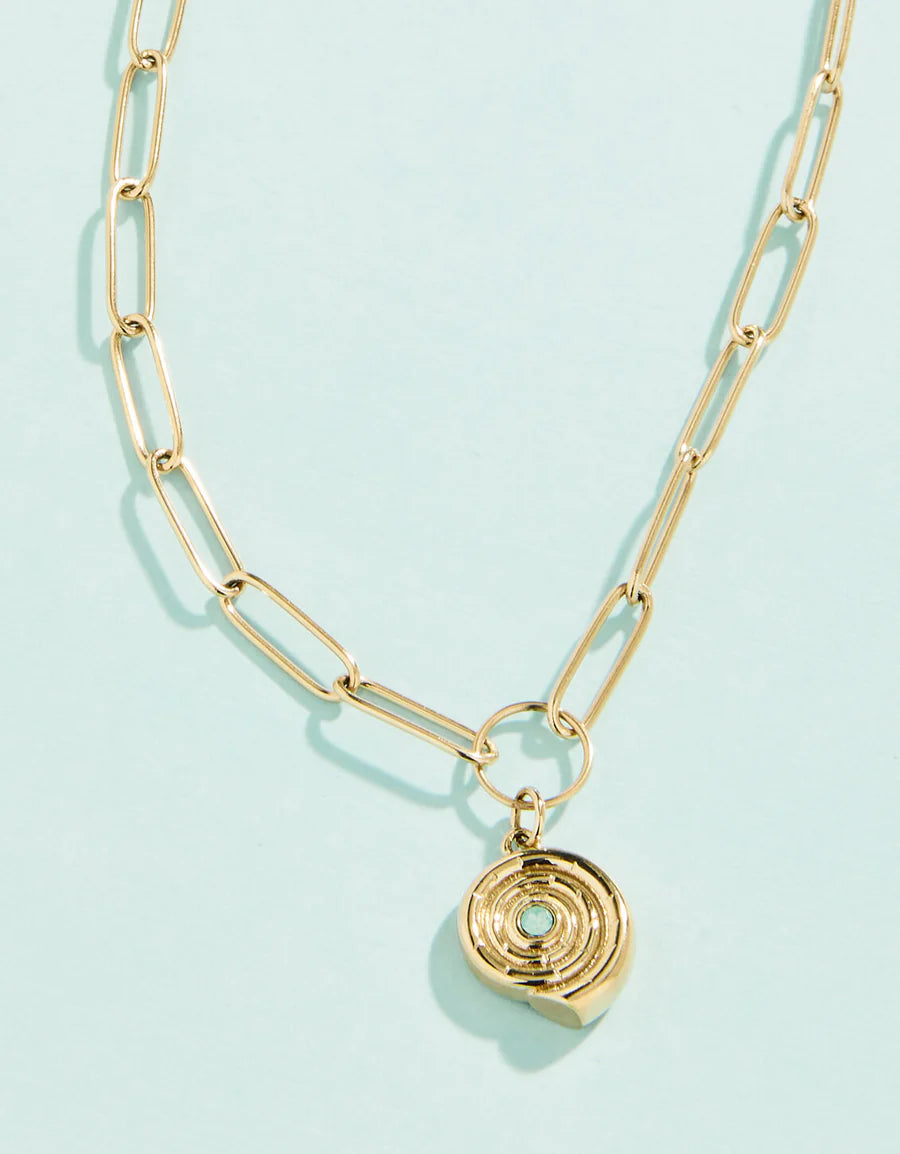 Spartina Splash Moon Shell Necklace 20” – Salty Chic Boutique