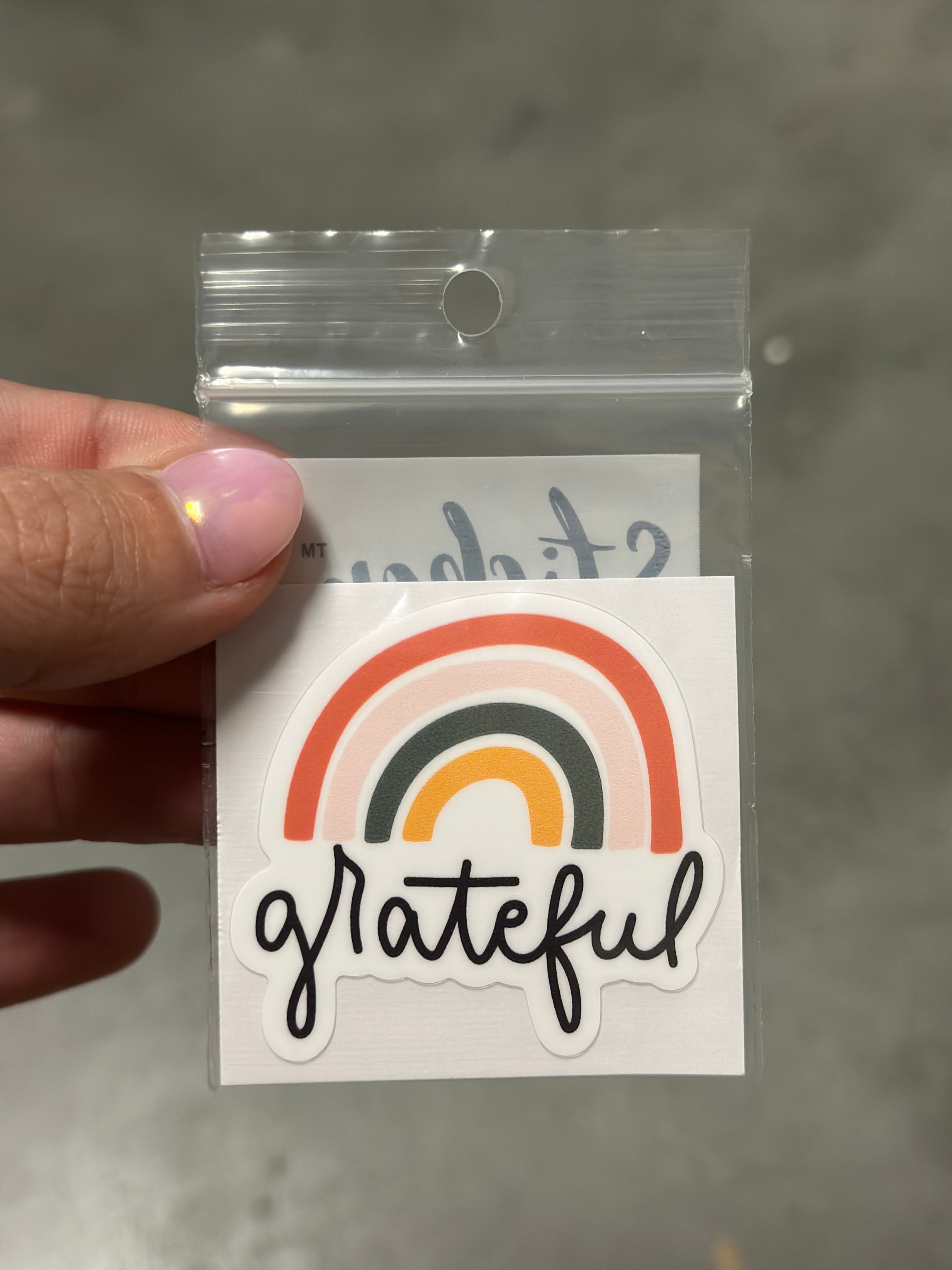 Grateful sticker – Salty Chic Boutique