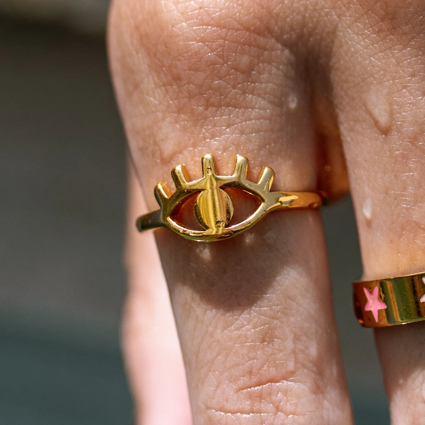 Alco Evil Eye Ring – Salty Chic Boutique